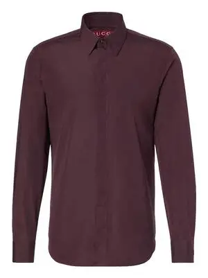 Gucci Cotton Poplin Shirt - Purple