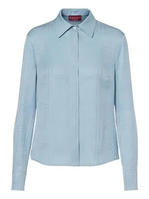 Gucci Silk Shirt - Blue