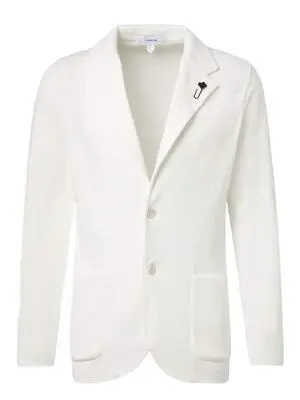 LARDINI Cotton Blazer - White