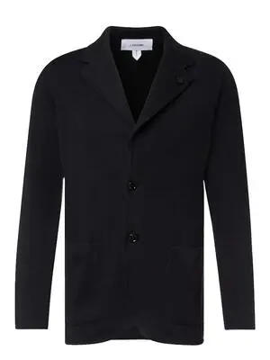 LARDINI Cotton Blazer - Black