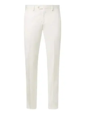LARDINI Mid-rise Slim Pants - White