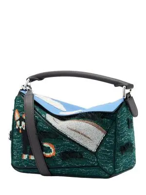 Loewe Loewe X Louis Wain Puzzle Top-Handle Bag Multicoloured