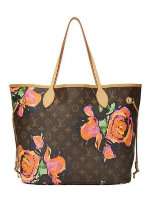 LOUIS VUITTON Stephen Sprouse X Monogram Roses Tote - Brown