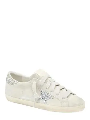 GOLDEN GOOSE Super-star Low-top Sneaker - Beige/silver/platinum