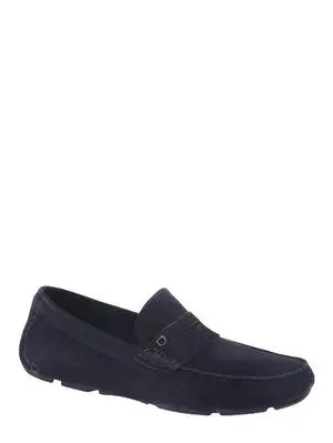 FERRAGAMO Timothy Driving Loafer - Navy Navy Navy
