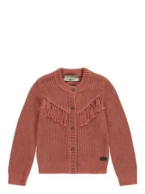 STAINS AND STORIES BY BABYFACE Tassel Accent Knit Cardigan - Canyon