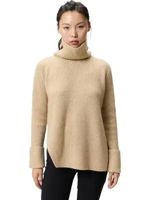 Gobi Cashmere Cashmere Sweater With Detachable Collar - Beige