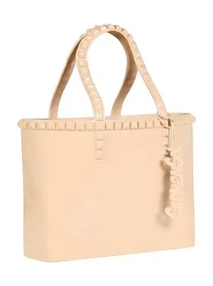 Carmen Sol Seba Mid Tote With Jumbo Studs - Blush