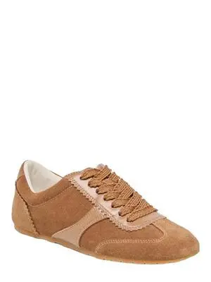 Dolce Vita Dorie Lace-up Sneakers - Pecan Suede