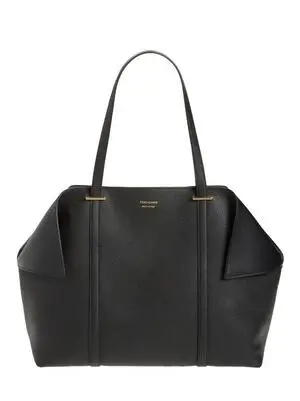 FERRAGAMO Large Folded Suede Tote - Nero
