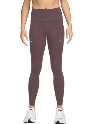 Nike Swift High-waisted Pocket 7/8 Running Leggings - 502 Tattoo/refsil