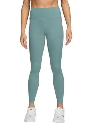 Nike Swift High-waisted Pocket 7/8 Running Leggings - Cannon/reflective Silver