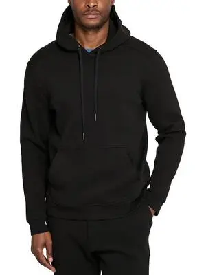 W.R.K Slim-fit Brushed Cotton Blend Pullover Hoodie - Black