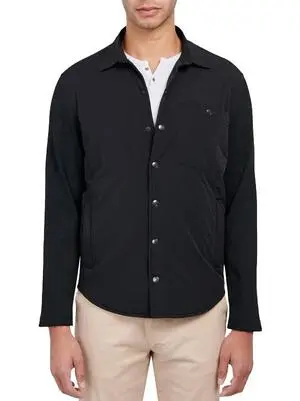W.R.K Owen Snap-up Shirt Jacket - Black