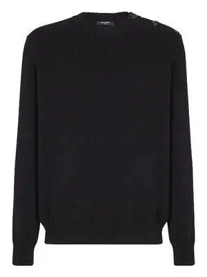 Balmain Fine Eco-cashmere Jumper - Black