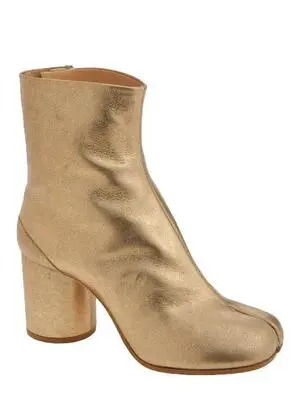 MAISON MARGIELA Tabi Ankle Boots - Metallic Gold
