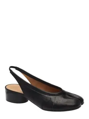 MAISON MARGIELA Tabi Slingback Pumps - Black