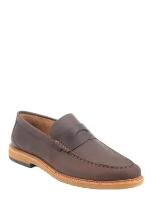 WARFIELD & GRAND Dillinger Ii Penny Loafer - Dark Brown
