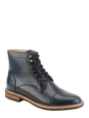 WARFIELD & GRAND Mortar Lace-up Boots - Black