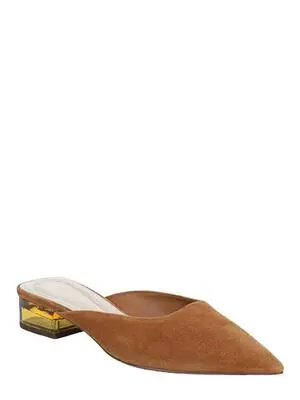 Franco Sarto Bennet Pointed Toe Mule - Saddle