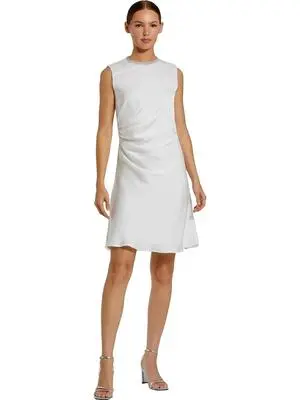 Mac Duggal Charmeuse Mini Dress - White