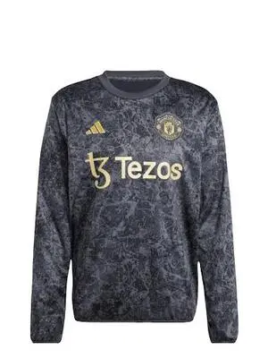Adidas Manchester United X Stone Roses Pre-match Warm-up Top - Black/noir