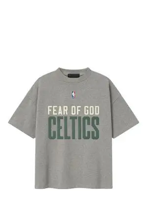 Fear Of God Essentials Celtics 90's Tee Shirt - Concrete Heather