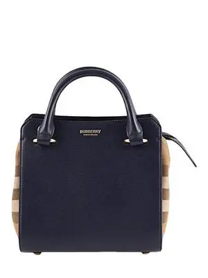 Burberry Mini Banwell Tote Bag - Dark Blue