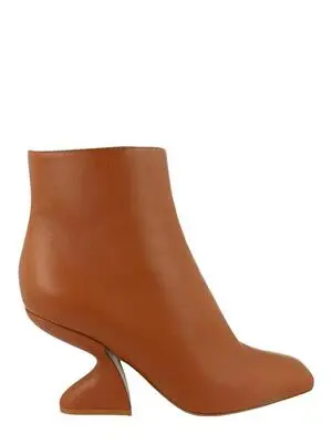 FERRAGAMO Sal 85 Ankle Booties - Beige