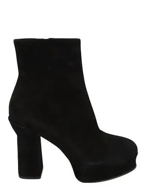 SALVATORE FERRAGAMO Sandra Suede Platform Booties