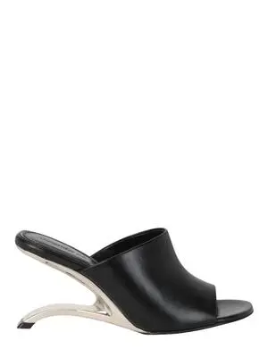 ALEXANDER MCQUEEN Leather Arc Mules