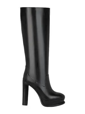 Alexander McQueen Leather Knee-high Boots - Black