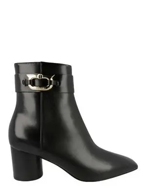SALVATORE FERRAGAMO Placida Leather Booties