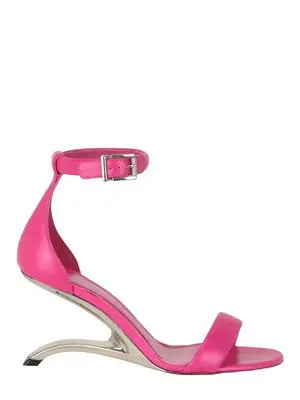 Alexander McQueen Arc High Heel Sandals - Pink/silver
