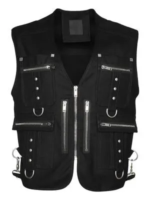 Givenchy Multipocket Waistcoat - Black