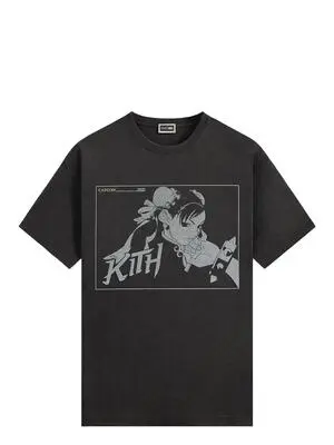 Kith X Capcom Chun Li Vintage Tee - Black