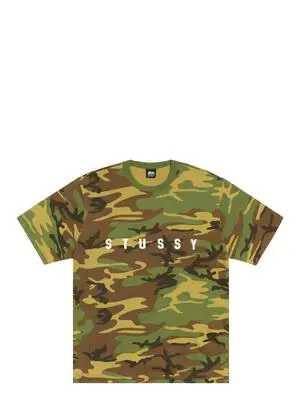 StÜssy Lens Camo Tee - Green