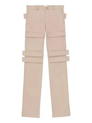 Burberry Panel Detail Cargo Trousers - Tan