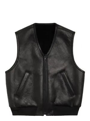 StÜssy Shearling Vest - Black