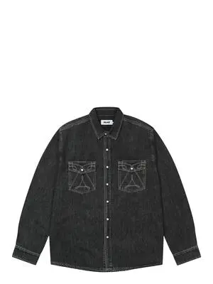 PALACE Denim Western Over Shirt - Black