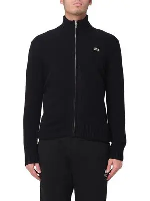 Lacoste Lacoste Zip-Up Sweater With Mock Neck Black