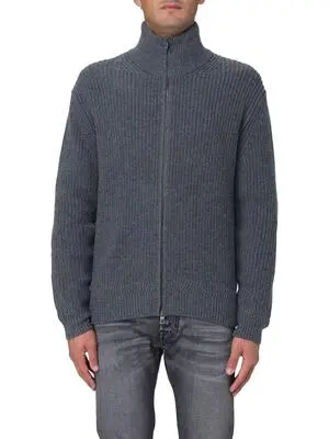 BOSS Zip Up Sweater - Grey