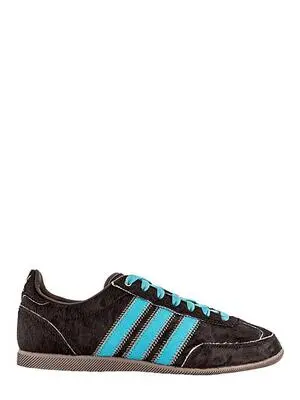 Adidas Leather Trainers - Dark Brown Preloved Blue