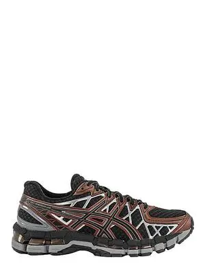 Asics Gel-Kayano 20 Mesh Trainers Black Reddish Brown