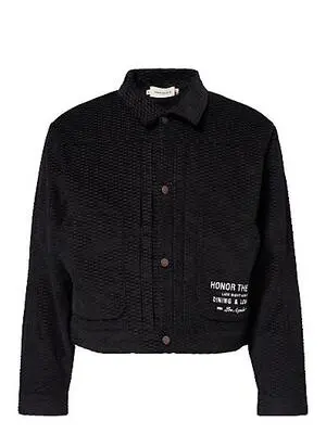 HONOR THE GIFT Cotton Cord Jacket - Black