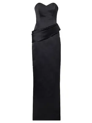 Sabina Bilenko Diana Corset Woven Gown - Black