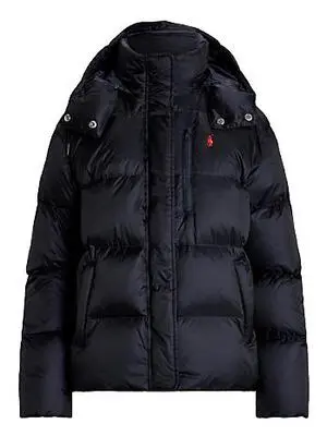 Polo Ralph Lauren Logo-embroidered Padded Shell-down Jacket - Rl Navy