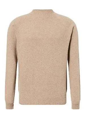Sunspel Crewneck Wool Jumper - Sandstone24