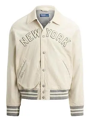 Polo Ralph Lauren Relaxed-fit Cotton Bomber Jacket - Antique Cream