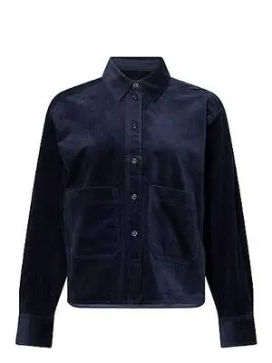 ME+EM Cotton-corduroy Shirt - Navy